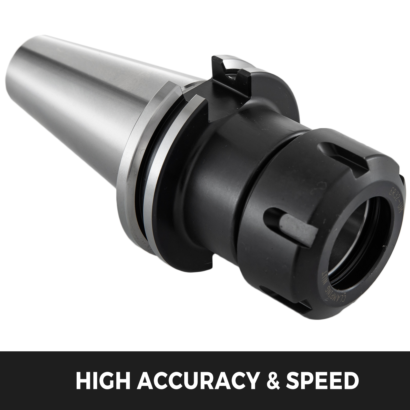 VEVOR Collet Chuck, CAT40 ER16 ER32, Drill Chuck Tool Holder with 16 pcs Pull Studs, for HAAS ...