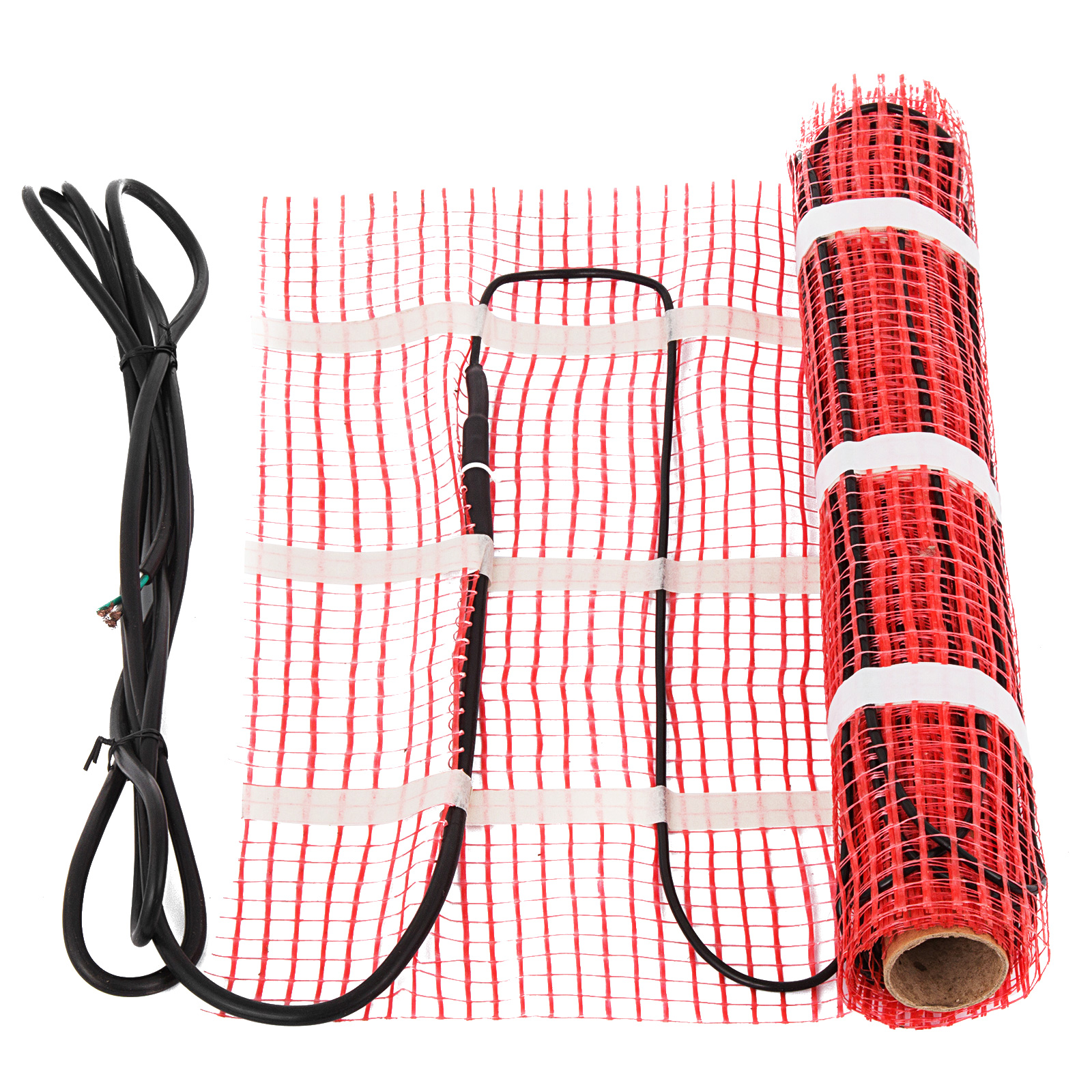 VEVOR 15 Sqft 120V Electric Radiant Floor Heating Mat Self-Adhesive ...