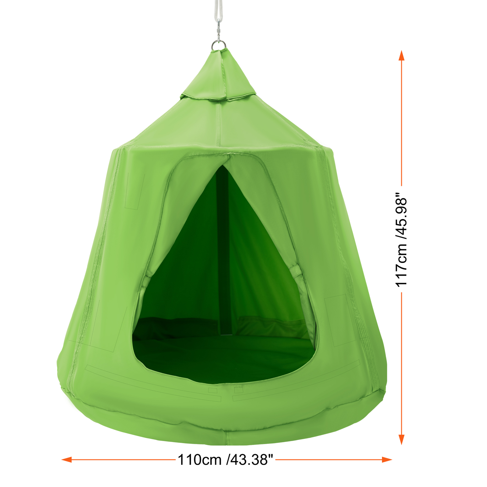 VEVOR Hanging Tree Tent, 330 LBS Capacity Hanging Tent Swing for Indoor ...