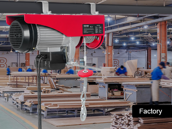 VEVOR Electric Hoist, 440lbs Garage Hoist with 14ft Wired Control, 110 ...