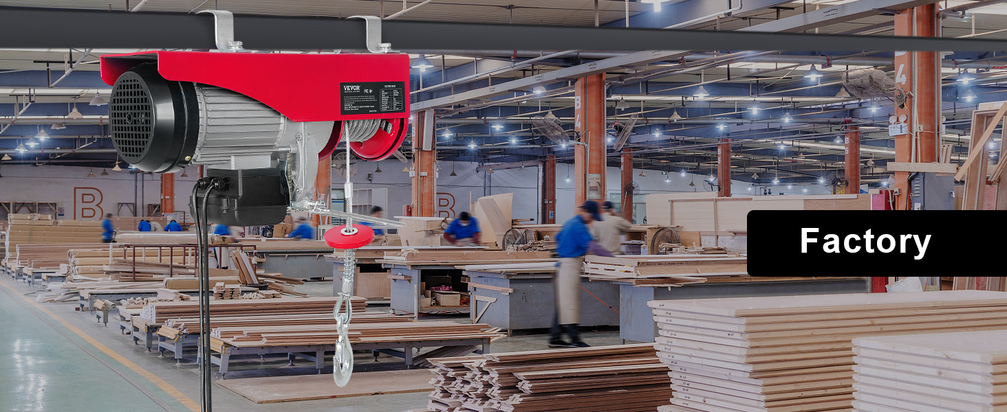 VEVOR 2200 lbs Attic Lift, 1600W 110V Electric Hoist with 14ft Wired ...