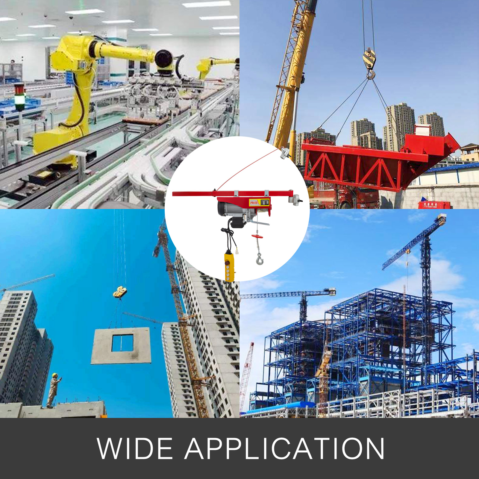 1100mm Hoist Support And Electric Hoist Suit Rotation Hoist Support ...