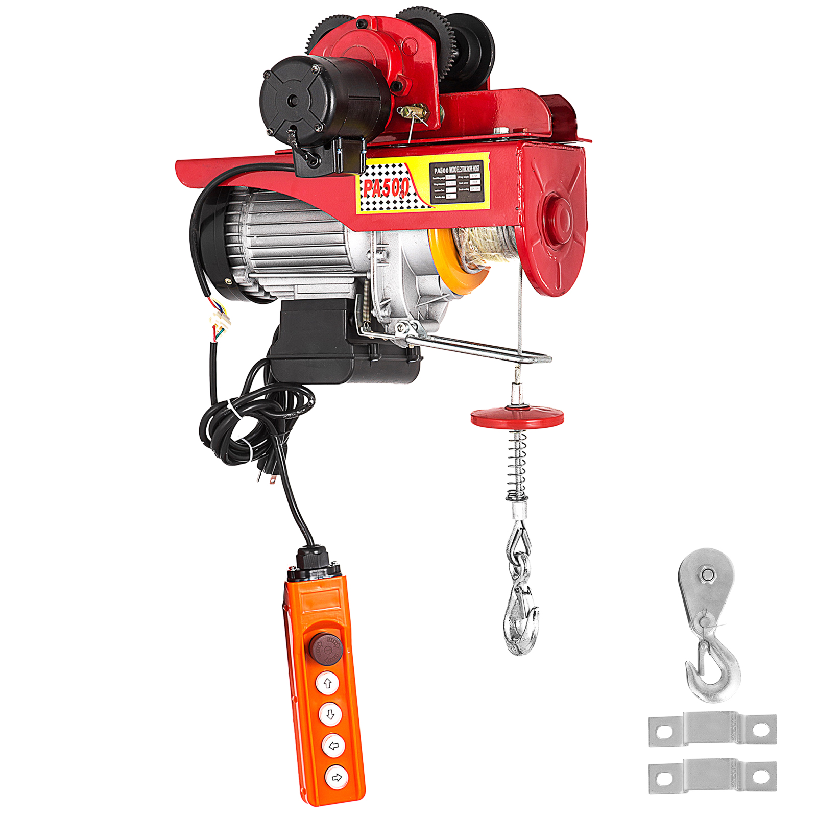 VEVOR 1100LBS Electric Hoist with 1100LBS Trolley Electric Chain Hoist ...