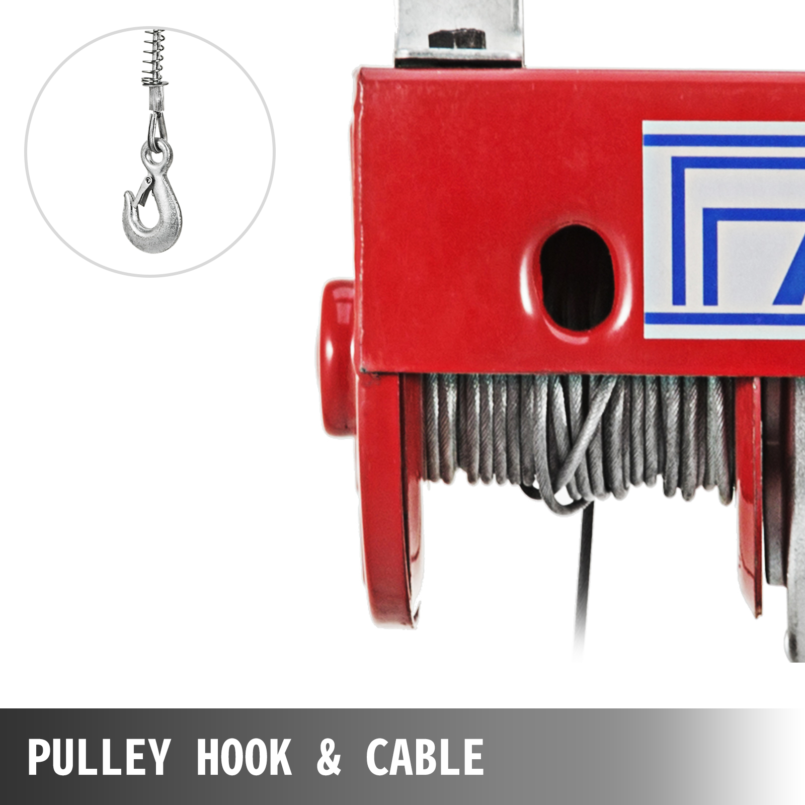 VEVOR VEVOR 1200KG 12M Electric Hoist Crane Heavy Equipment Loading ...