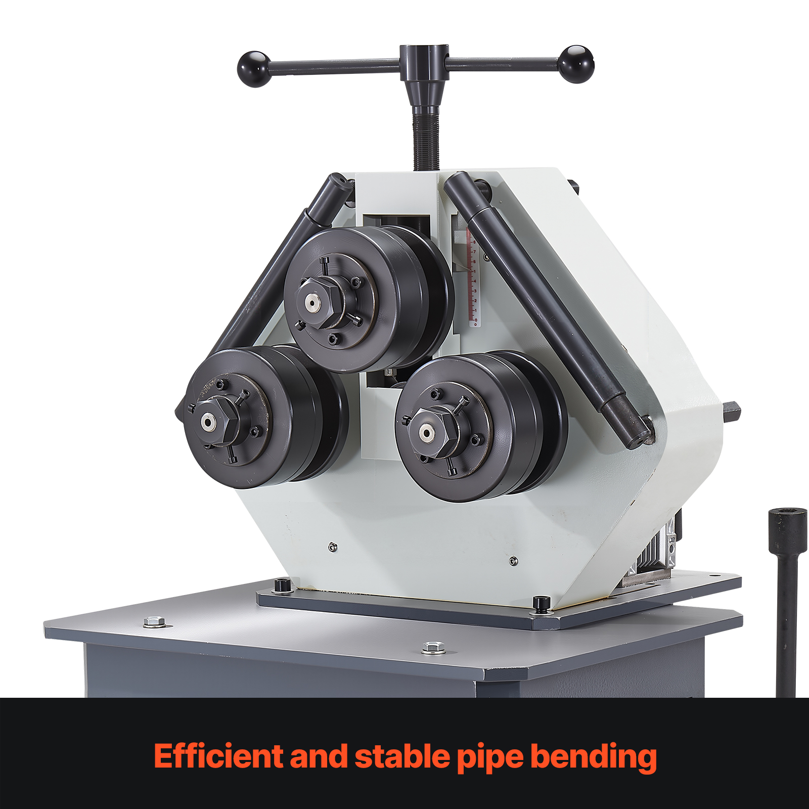 750W Electric Roll Bending Machine 3-Roller Electric Pipe Tubing Bender ...