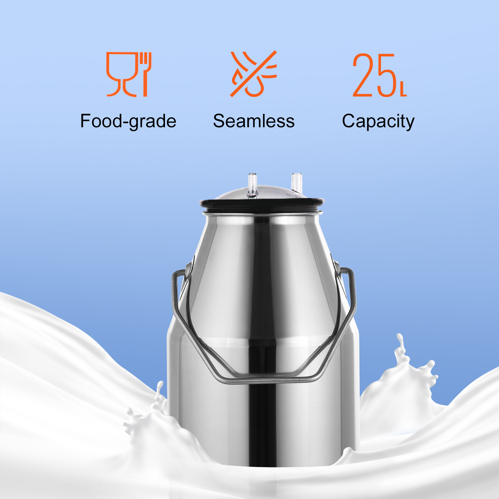 VEVOR Electric Cow Milking Machine, 1440 RPM 10-12 Cows Per Hour ...