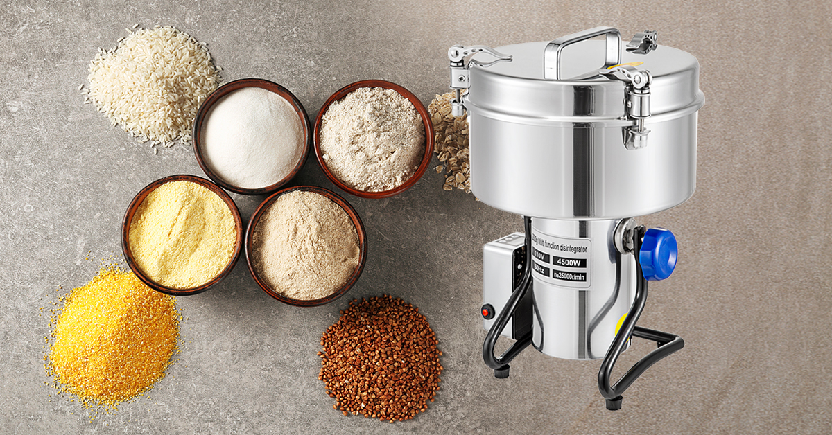 Vevor Mixer Macchina Per Macinazione Smerigliatrice Del Grano 283 X 265 ...