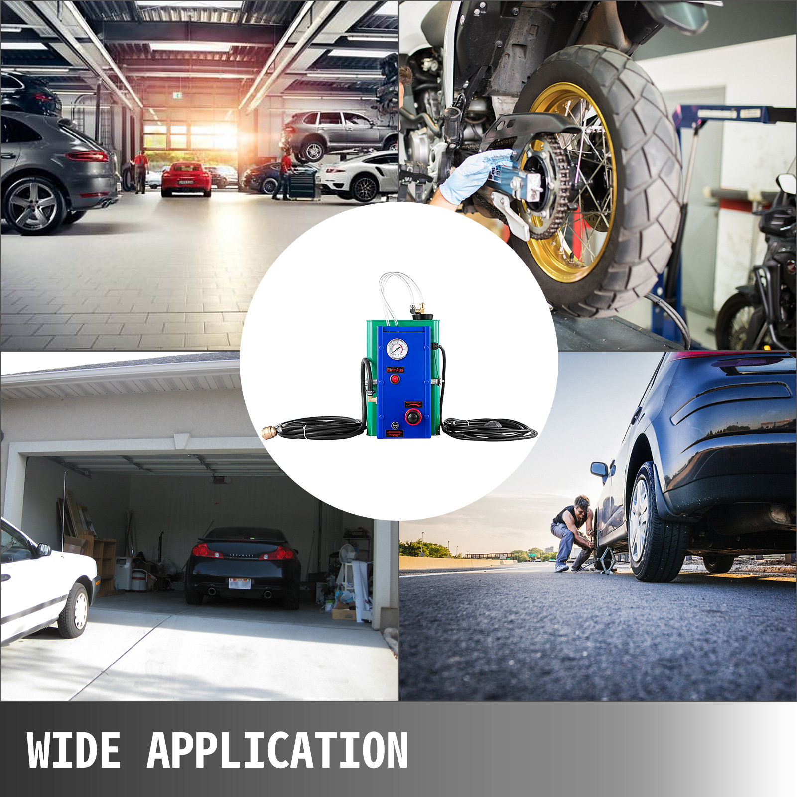 Electric Brake Bleeding Device Brake Bleeder Kit 5l Container Brake ...