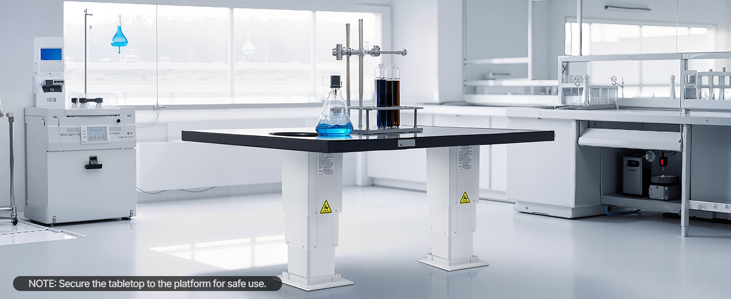 260 lbs Adjustable Electric Table Lifting Column System 14.2-31.1 in ...