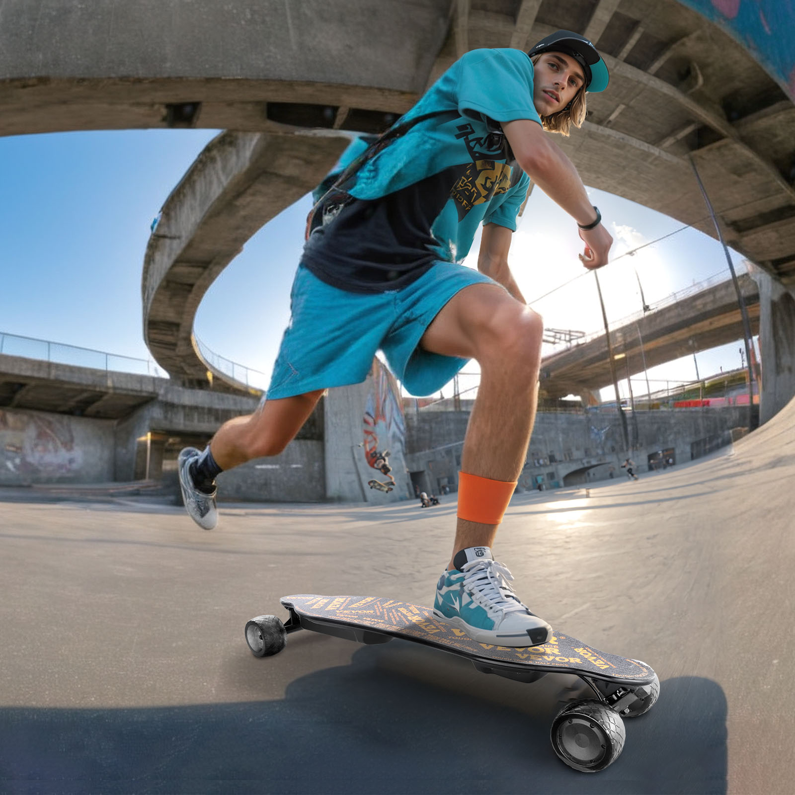 Electric Longboard Skateboard with Control 18.6/5/7.5/21.7 Miles Range ...