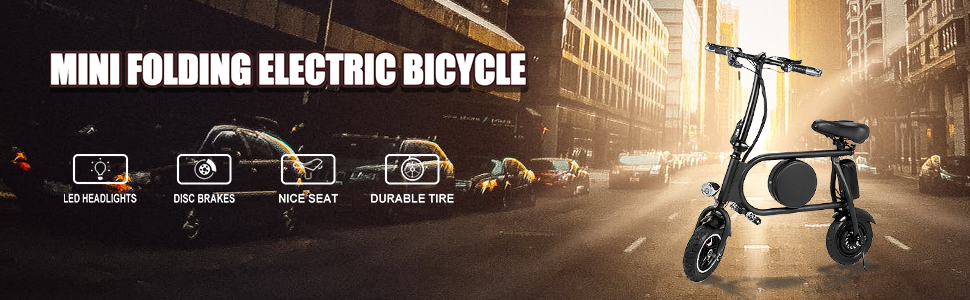 Mini Electric Bike Folding Electric E-Bike 400W Electric Bicycle ...