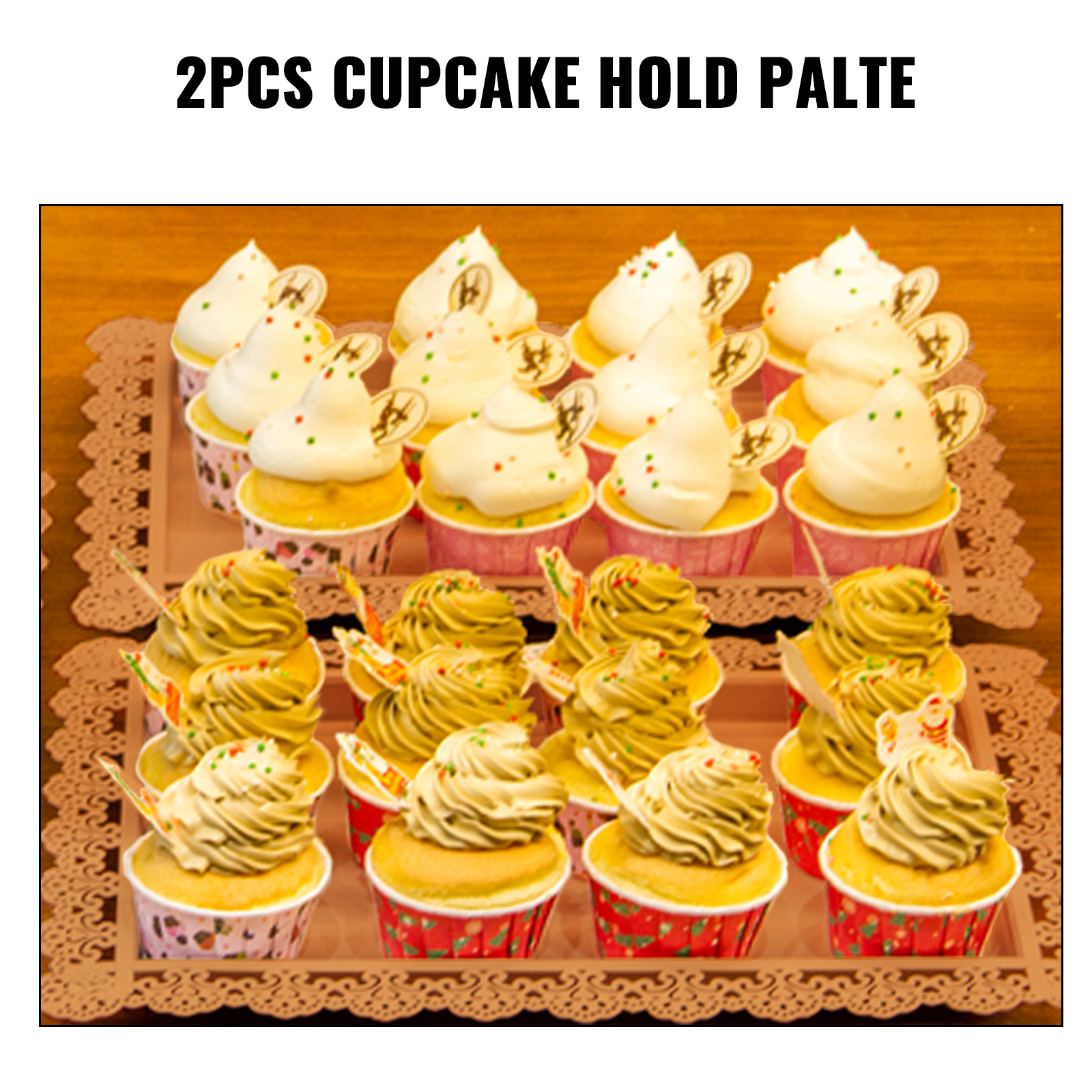 6Pcs/Set Cake Stand Rack Round Iron Wedding Cupcake Tower Decor | VEVOR US