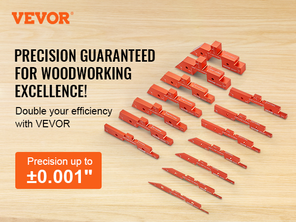 VEVOR Router Table Setup Bars, 14 pcs, Precision Aluminum Setup Blocks ...