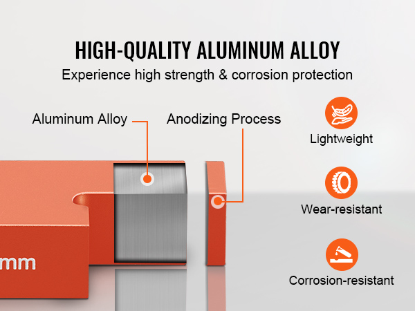 VEVOR Router Table Setup Bars, 14 pcs, Precision Aluminum Setup Blocks ...