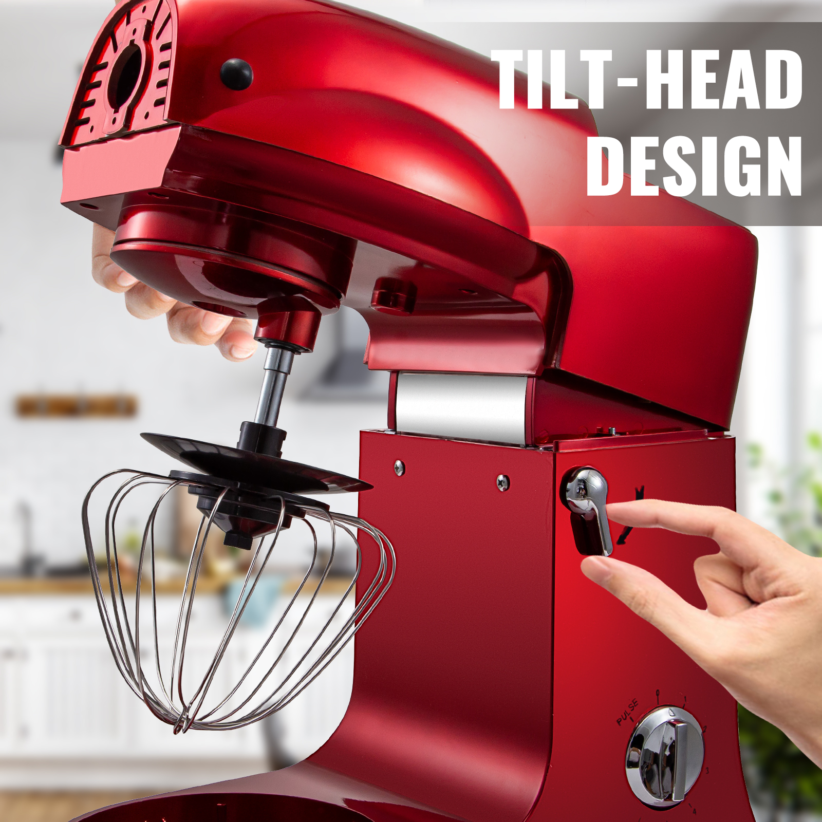 Kitchenaid Stand Mixer Costway 6.3 QT Tilt-Head Food Stand Mixer 6 ...