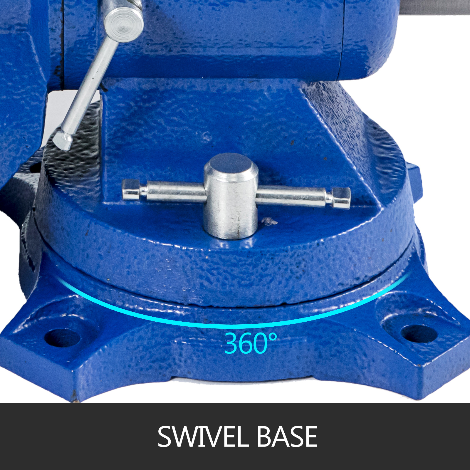 Multipurpose Vise Bench Vise 5-inch Heavy Duty With 360° Swivel Base ...