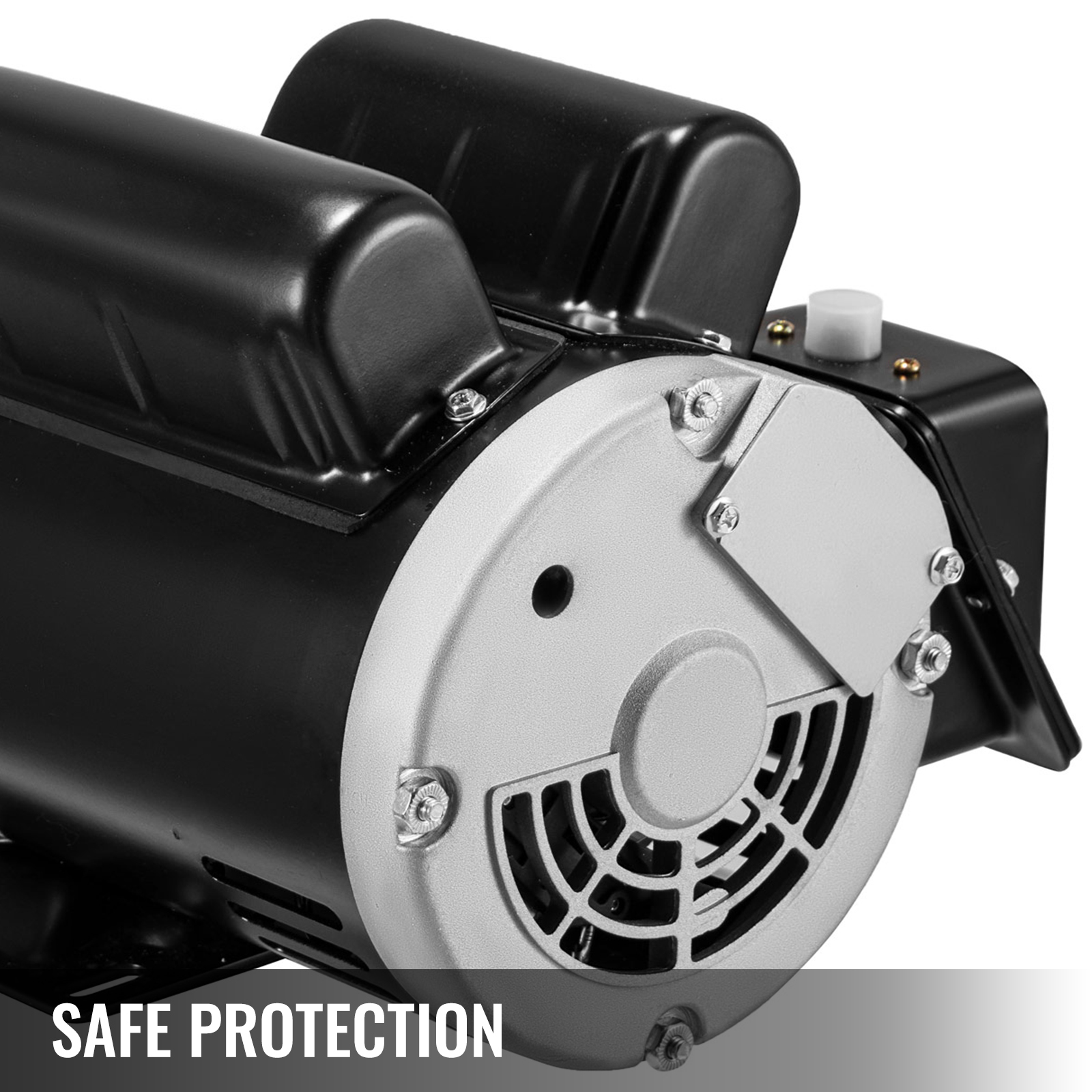 VEVOR 5 Hp Electric Motor 3.1 KW Rated Speed 3450 RPM Single Phase ...