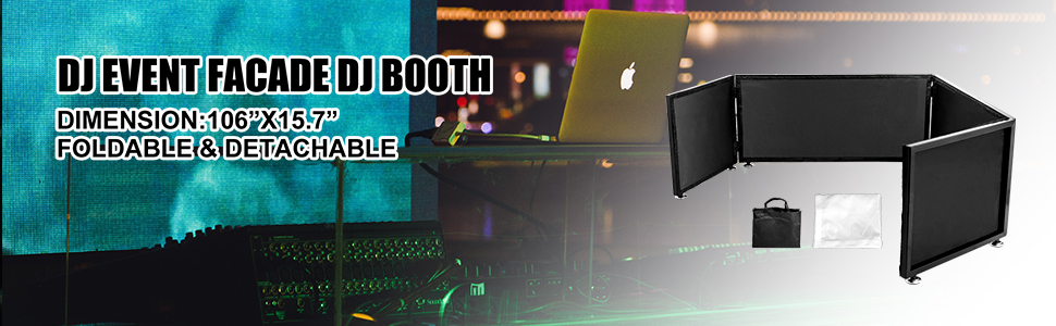 Dj Screen Faltbare Tisch Verkleidung Dj Konsole, Bar & Pult Screen ...