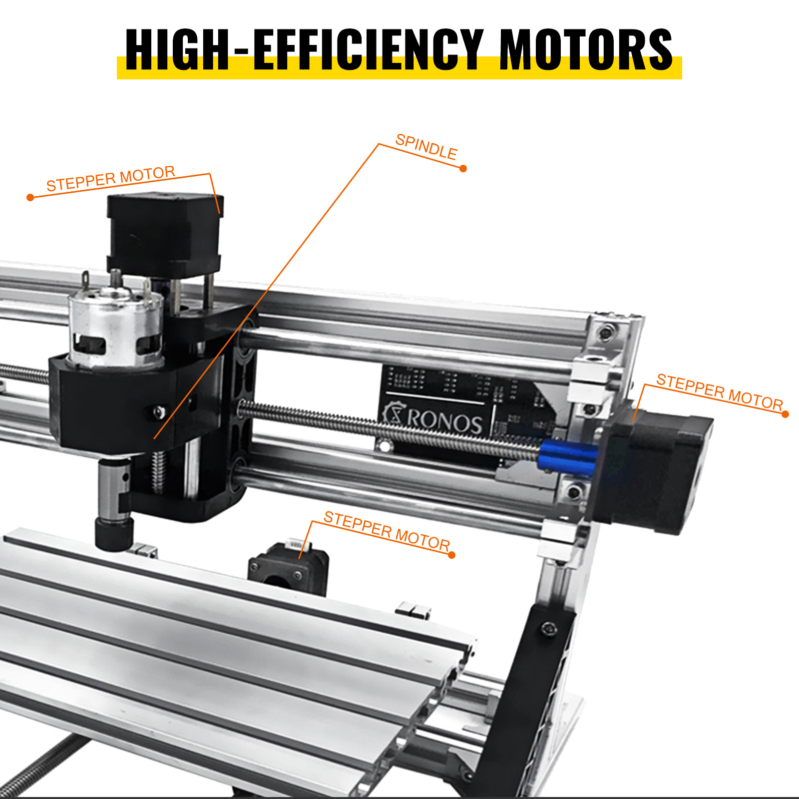 Vevor Cnc 3018 Router Kit Miller 10000rpm + 10 Cnc Router Bits Nano ...