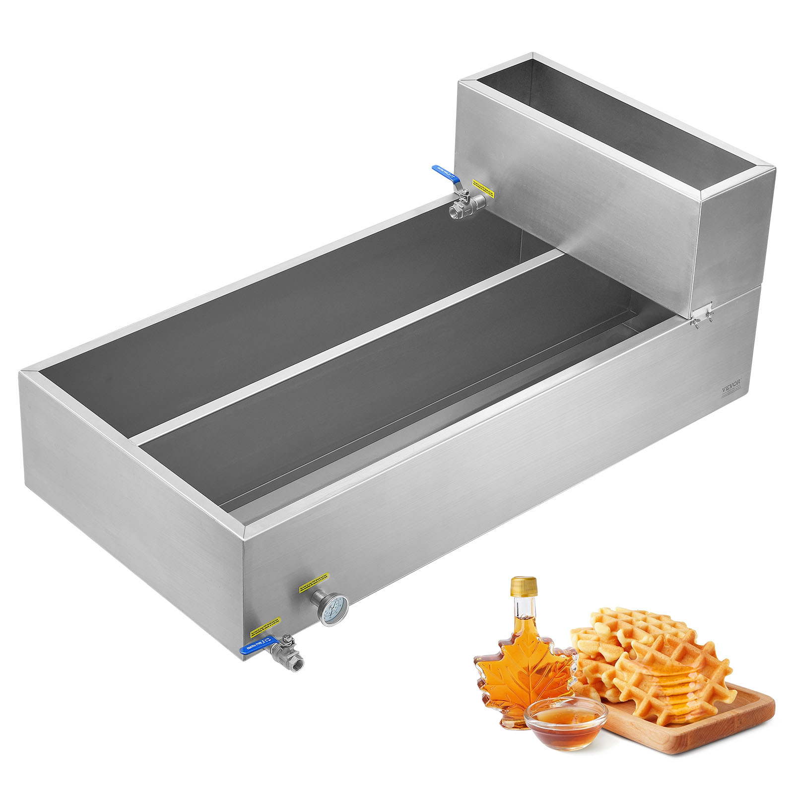 Maple Syrup Boiling Pan Stainless Steel Sap Evaporator w/Valves for ...