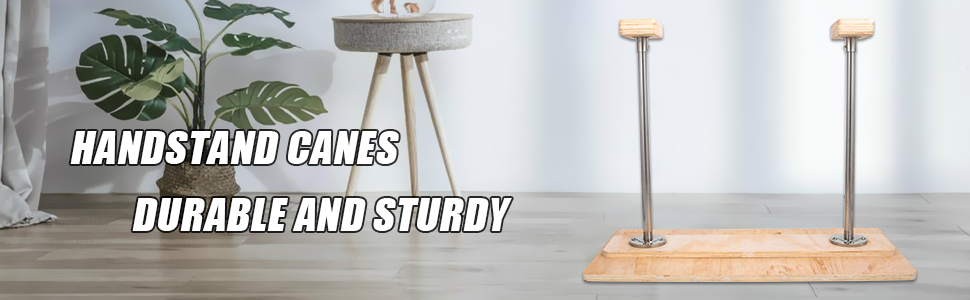 VEVOR 25'' Height Fiexed Handstand Canes, Gymnastic Yoga Inversion ...