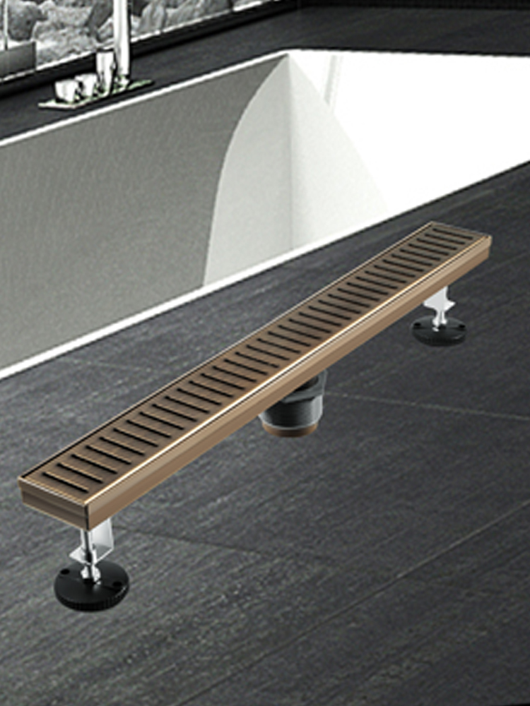 VEVOR Linear Drain 304 Stainless Steel 24x2.75in Linear Tile Drain 30L ...