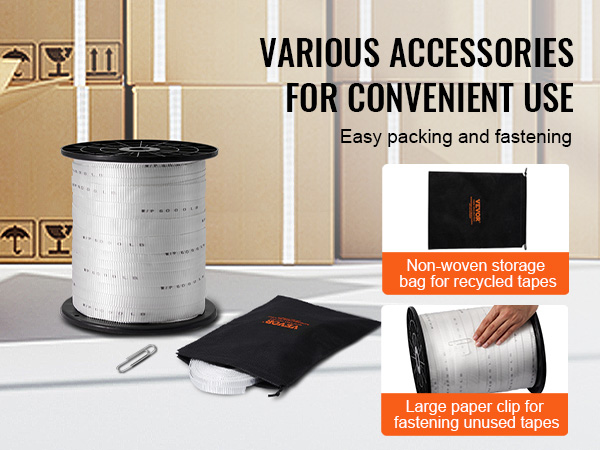 VEVOR Polyester Pull Tape, 1" x 528' Mule Tape Flat Rope, 6000 lbf ...