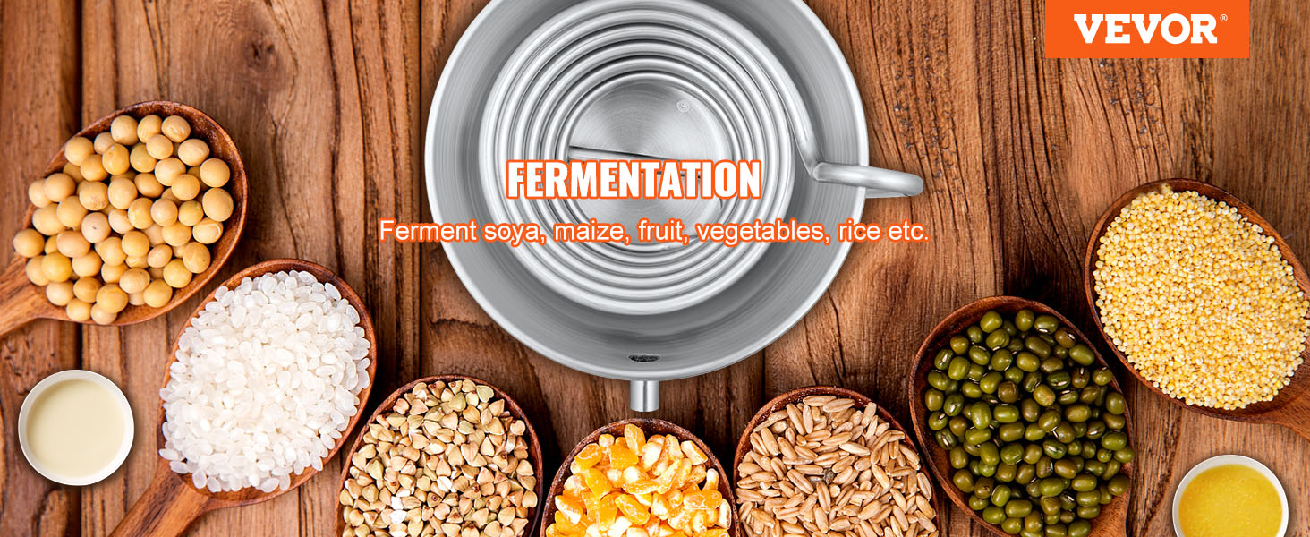 VEVOR 18 Gal Alcohol Distiller Machine Brewing Equipment DIY Whiskey ...