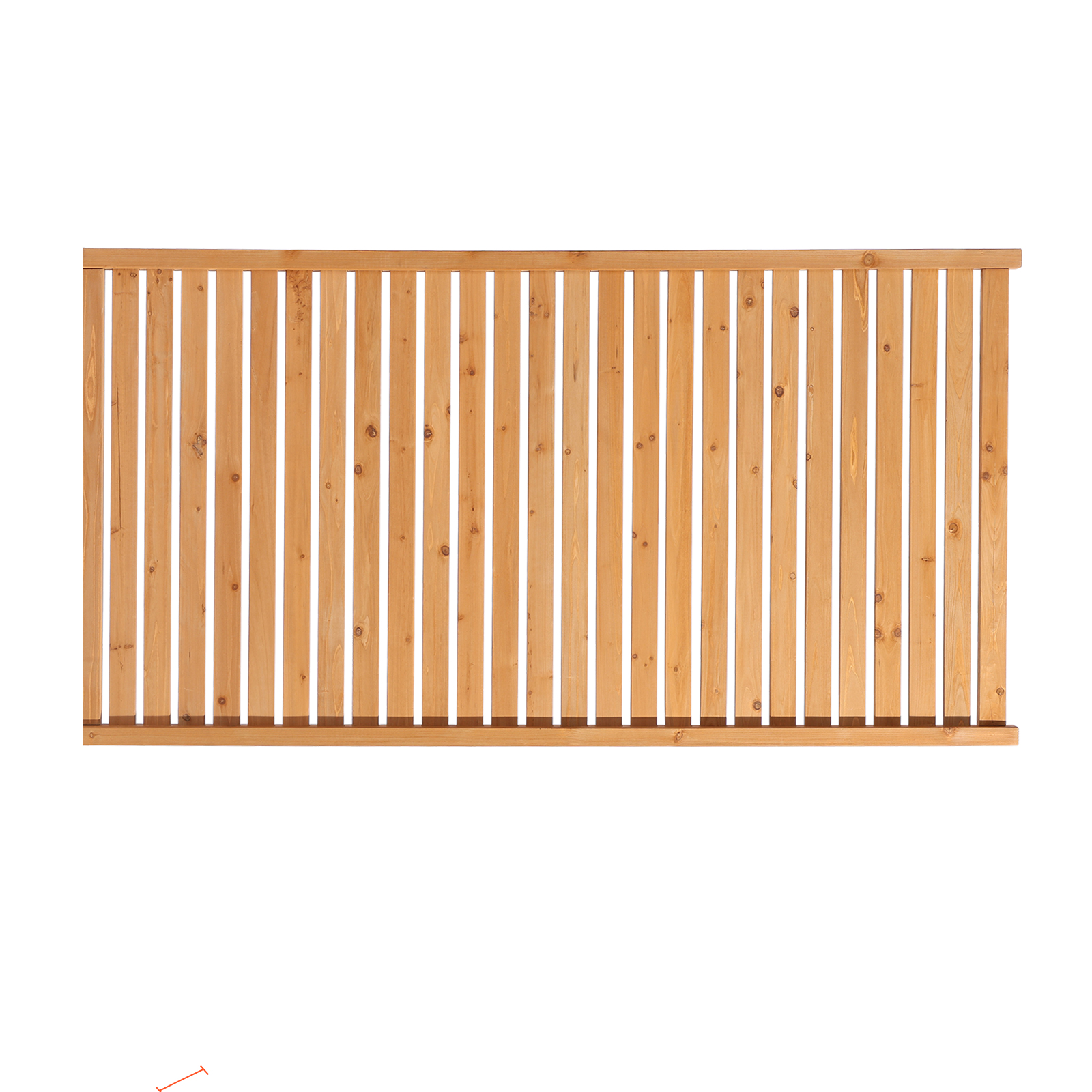Wooden Privacy Screen 36" x 76" Freestanding Outdoor Privacy Screen for ...