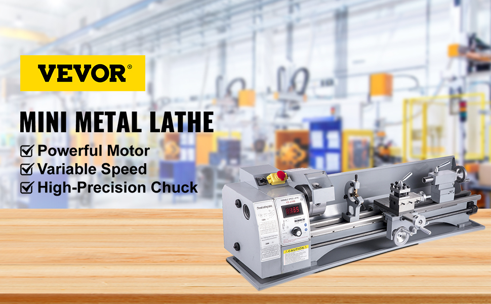 Vevor 210 X 800 Mini Metal Lathe 850w Machine Variable Speed 50 2250 Rpm Vevor Au
