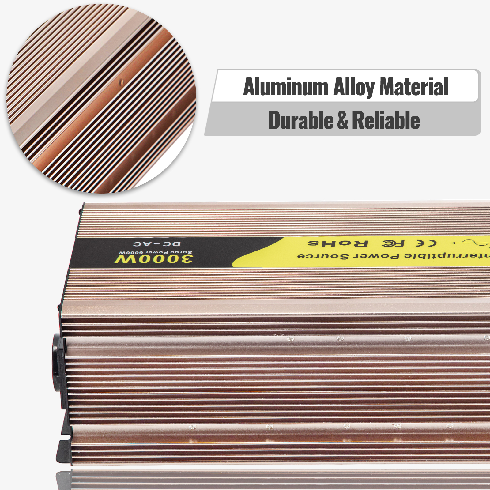 Vevor Pure Sine Wave Inverter Power Inverter 3000w Dc12v To Ac240v Car ...