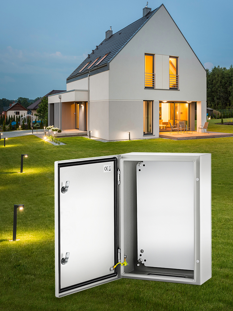 Vevor 24x16x8'' Carbon Steel Electrical Enclosure Wall Mount Junction ...