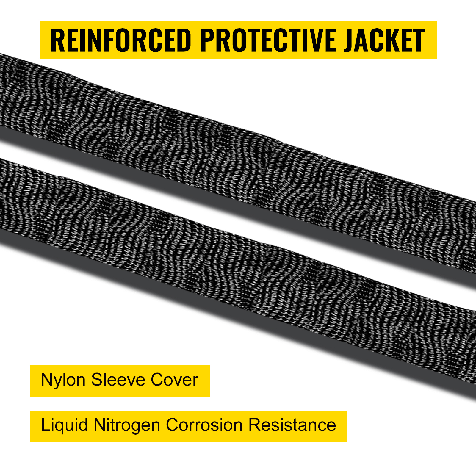 VEVOR Heavy Duty Chain Lock, 2/5 Inch x 3.33 Foot Security Chain and ...