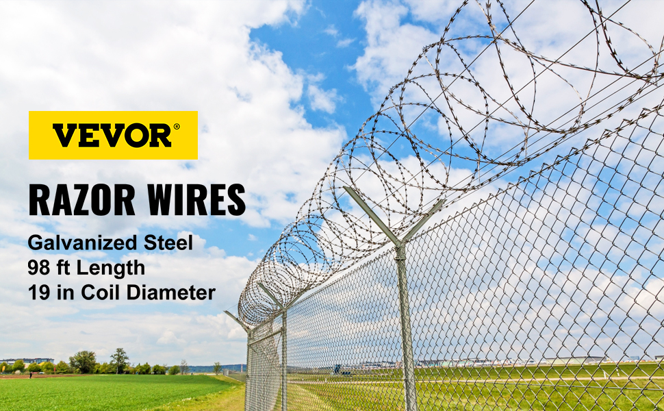 1 Meter Length Barbed Wire Crafts Galvanized Razor Barbed Wire - 20 ...
