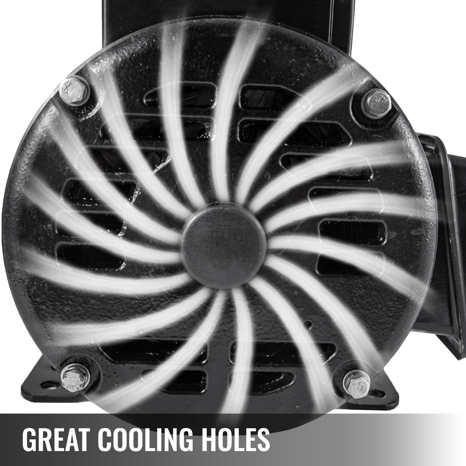 VEVOR Air Compressor Motor, 7.5 HP, Nameplate RPM 3450 Capacitor-Start ...