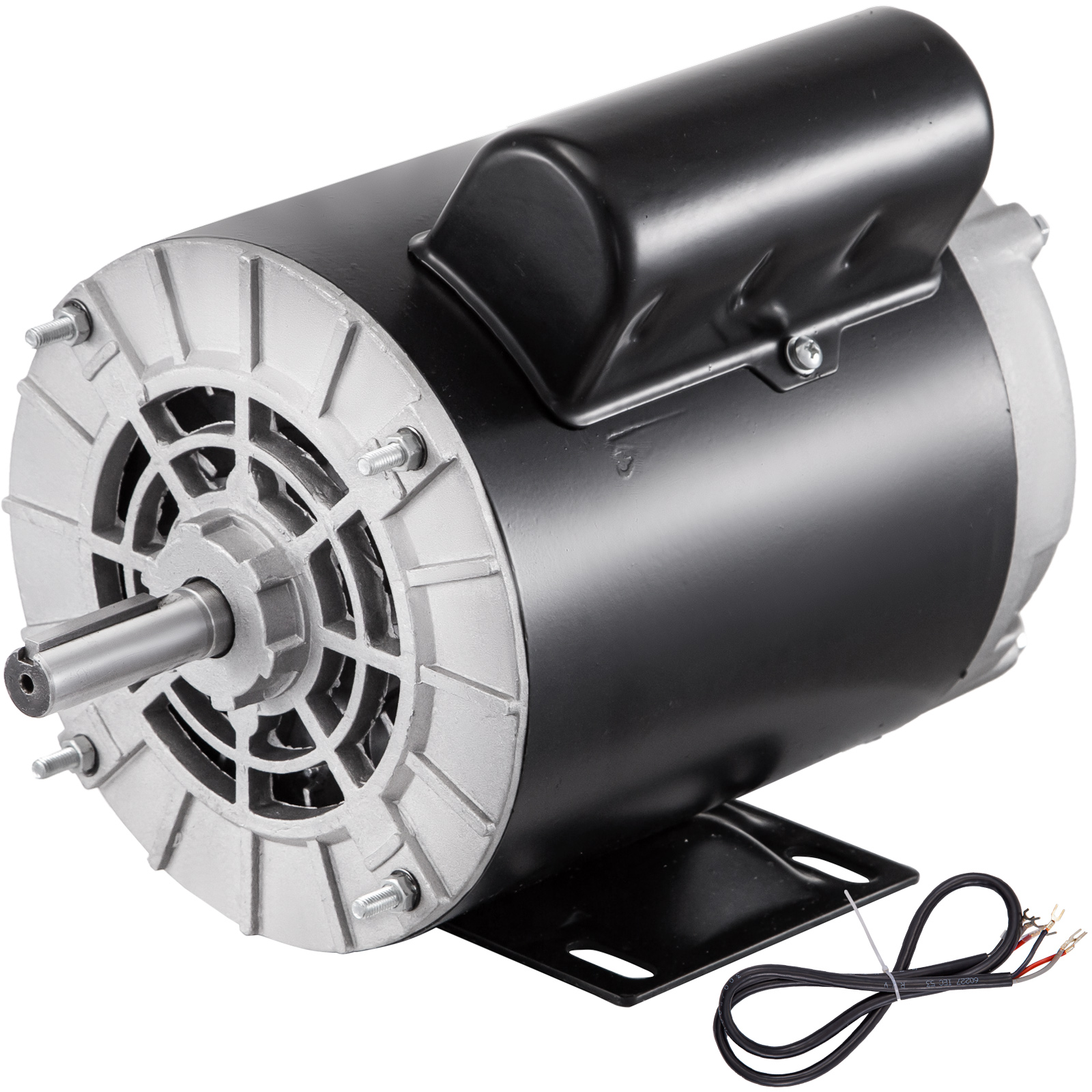 1.5hp Air Compressor Duty Electric Motor 56 Frame 3450 Rpm 115/230v ...