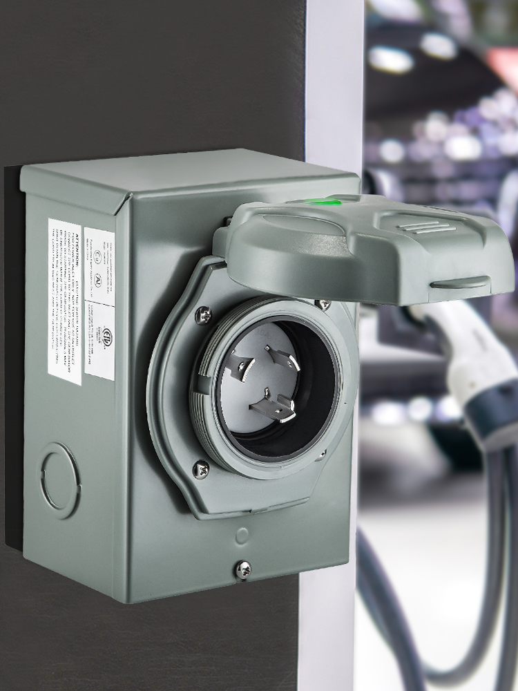 VEVOR Generator Inlet Box, 30amp Power Box, L5-30P Power Inlet Box, 3 ...