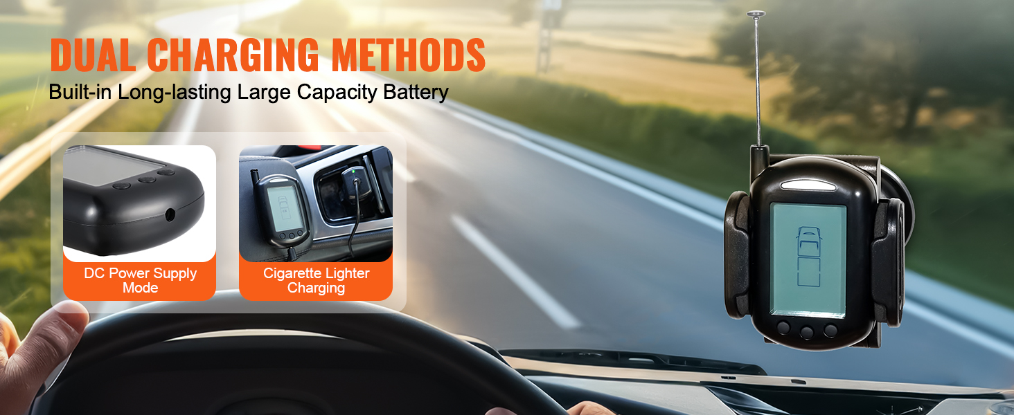 VEVOR RV Tire Pressure Monitoring System Real Time Trailer TPMS 6 ...