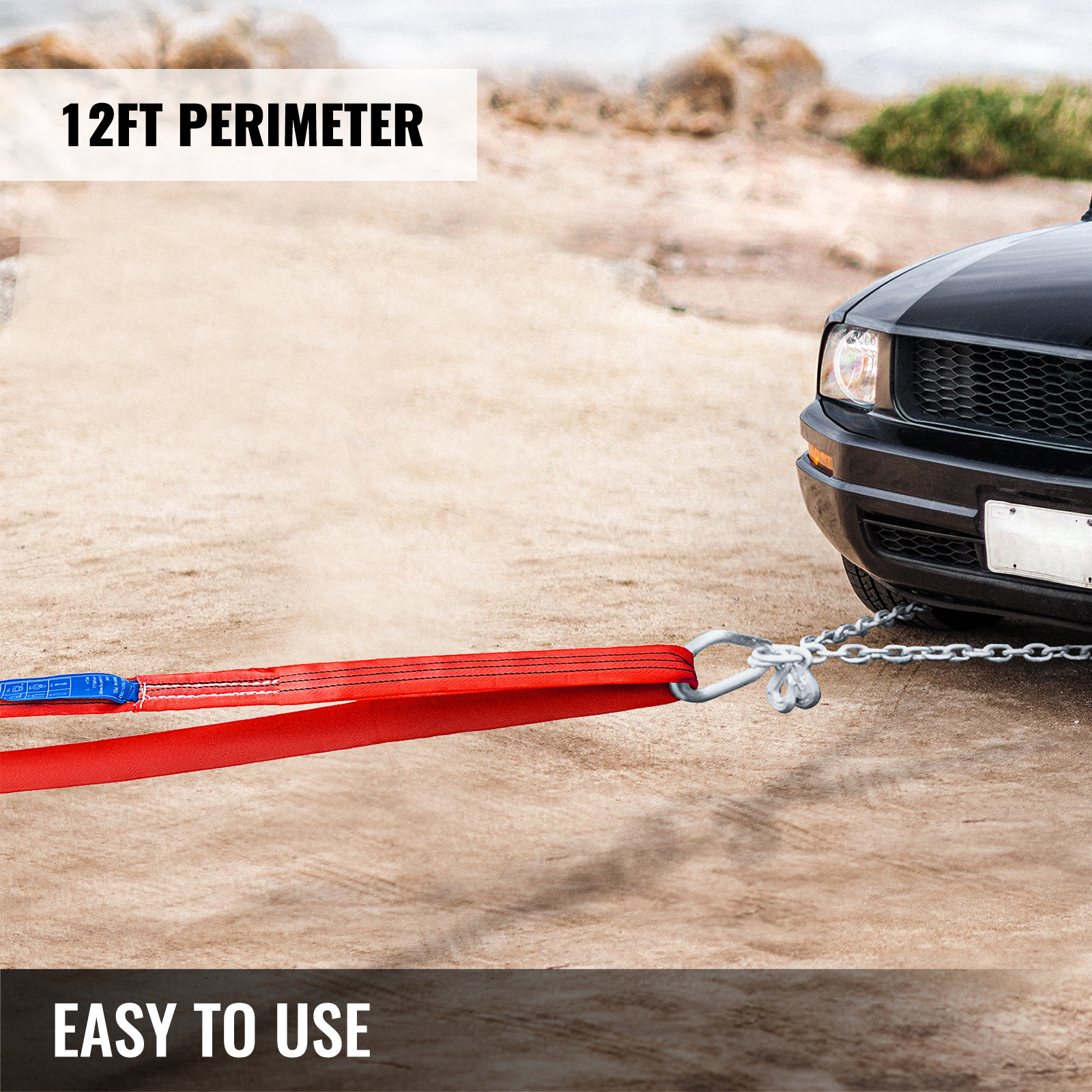 12' Endless Round Lifting Sling For Choke-lifting Cylindrical Objects ...