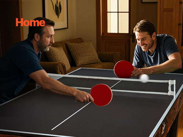 54" Air Hockey Table 3-in-1 Air Powered Combo Table Hockey Ping Pong ...