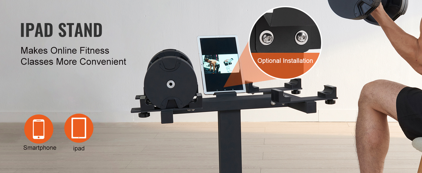 Adjustable Dumbbell Rack Uboway Adjustable Dumbbell Stand - 4 Height ...