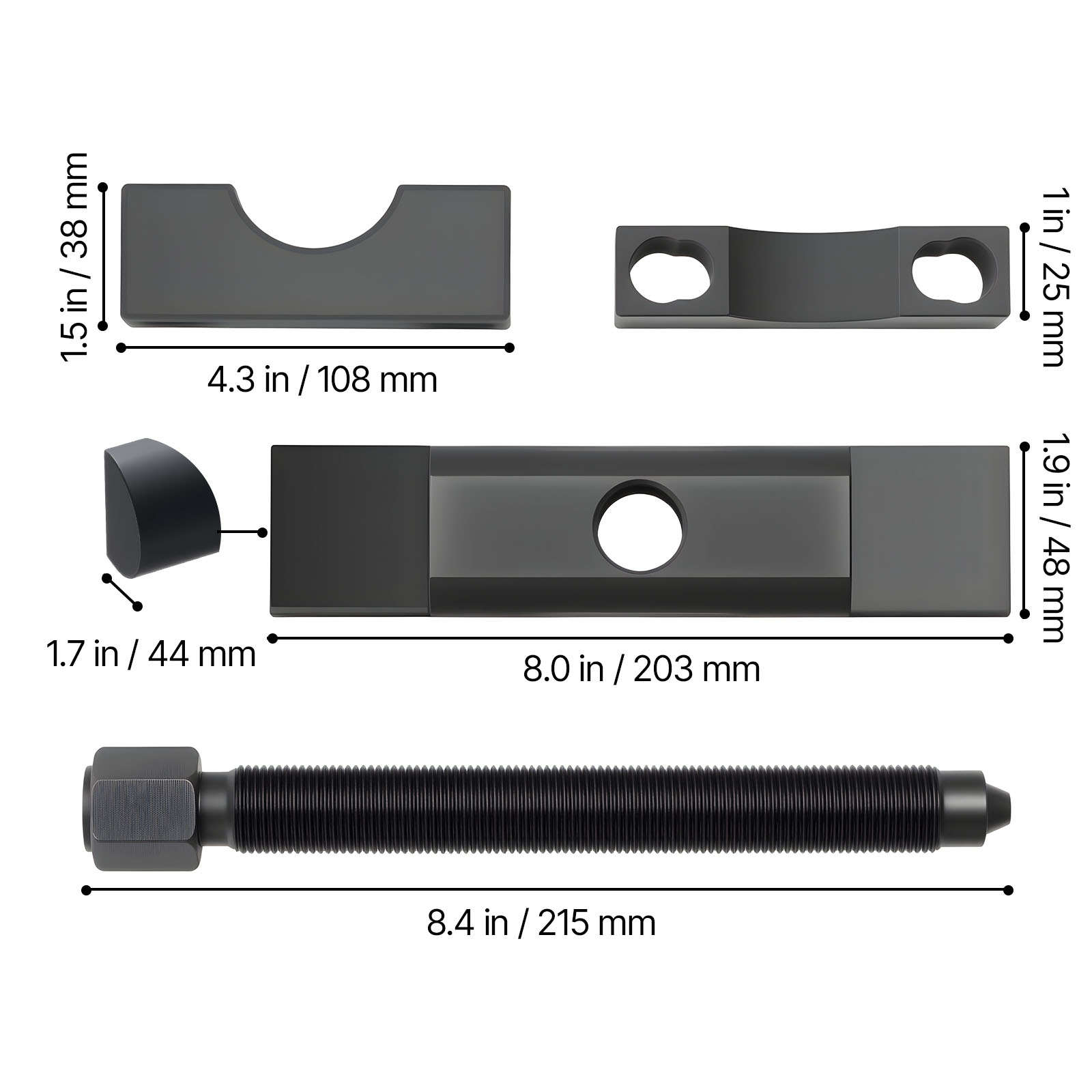 VEVOR Yoke Puller, Made for Class 6-8 Transportation Trucks and ...