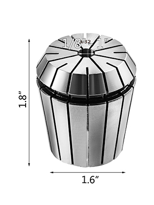 VEVOR Collet Set Collet Chuck 29PCs ER40 Workholding Collets 1/8"-1 ...