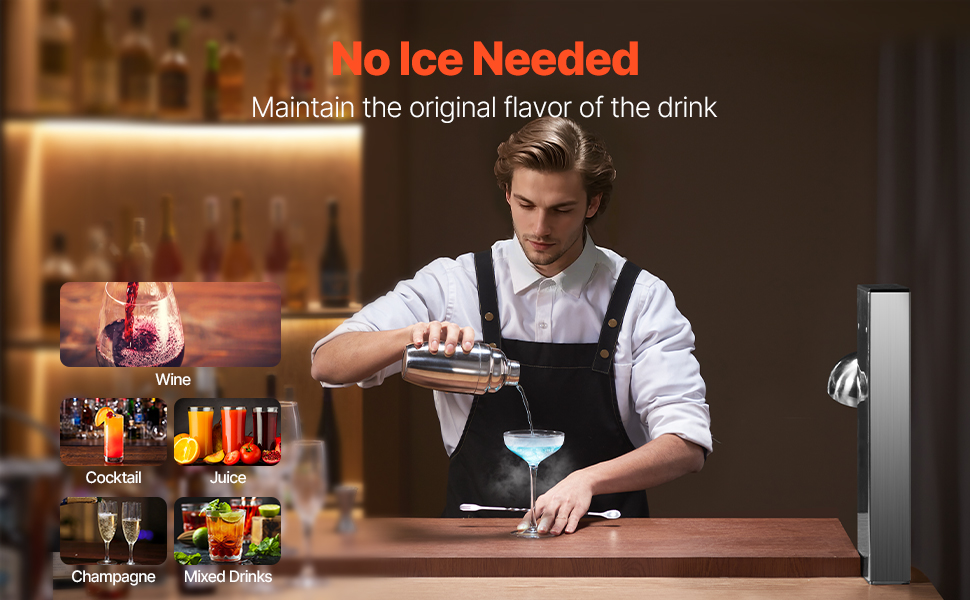 Commercial Glass Froster CO2 Beer Glass Chiller Fast Frost Ice Cup ...