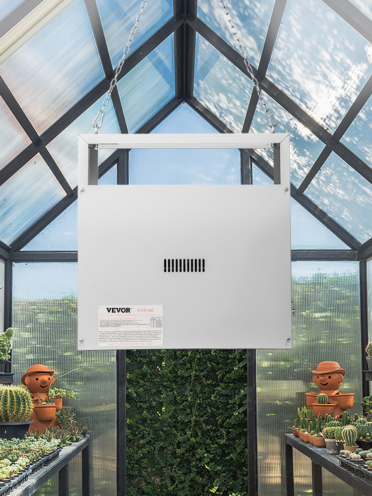 VEVOR CO2 Burner, 8 Brass Burner CO2 Generator for Plant, Natural Gas ...