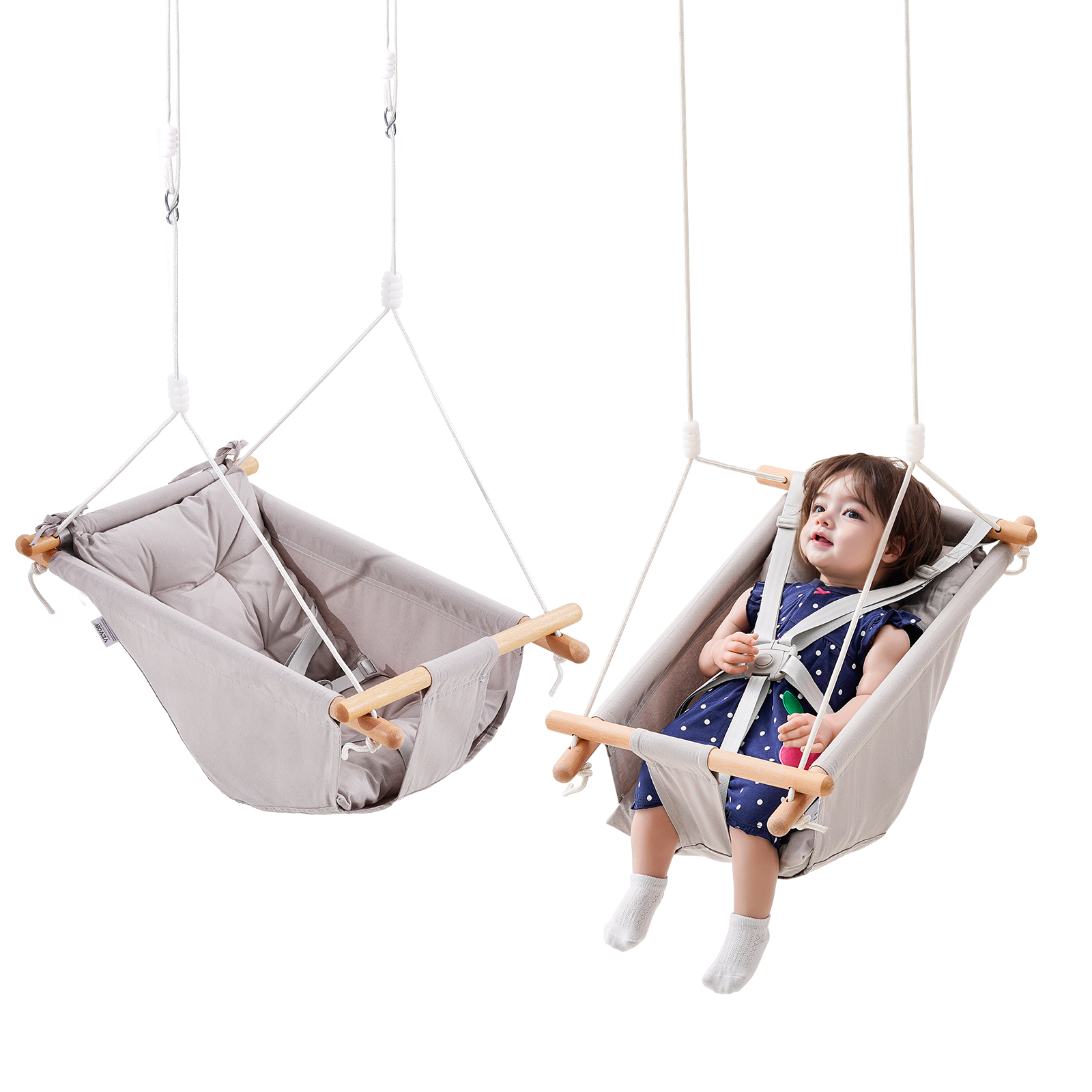 VEVOR Toddler Swing Seat Tree/Saucer/ Platform/High Back Swing for Kids ...