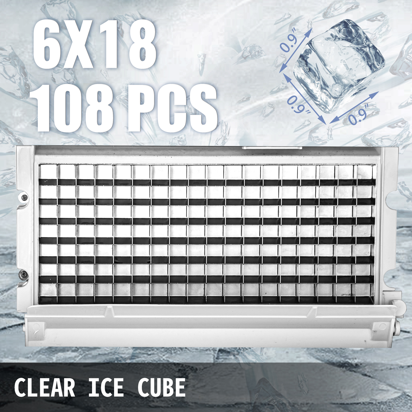 VEVOR 110V Commercial Ice Maker Machine 220LBS/24H ETL Approved ...