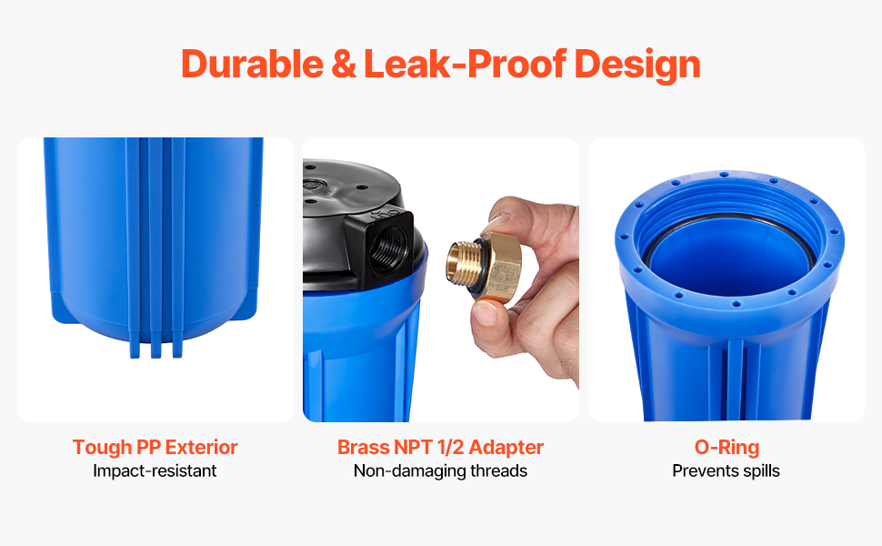 VEVOR RV Water Filter System for Clean Water Filtration for Campers RVs ...