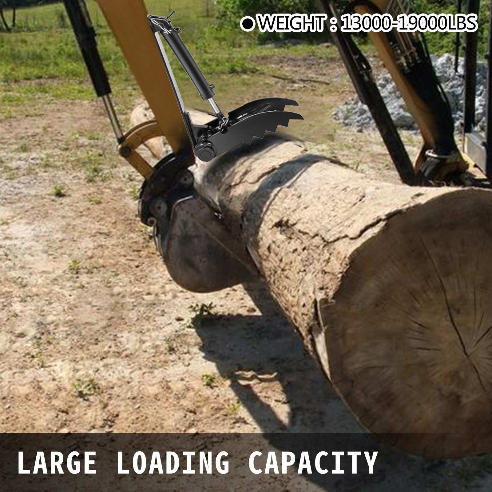 Vevor Backhoe Thumb Heavy Duty Hydraulic Excavator Thumb, 14"x40" Weld ...