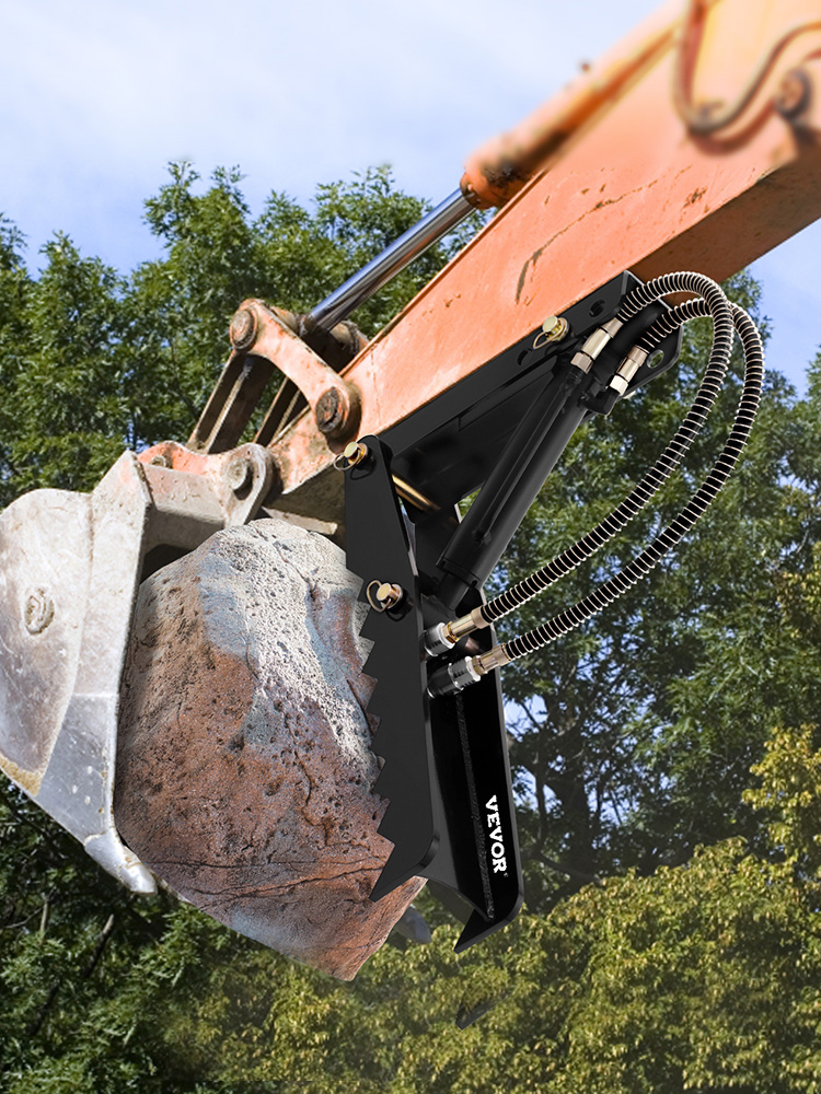 VEVOR 24 inch Hydraulic Backhoe Excavator Thumb Attachments Weld On 1 ...